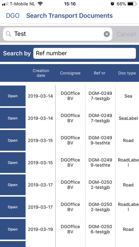 Mobile app - DGM-SDG