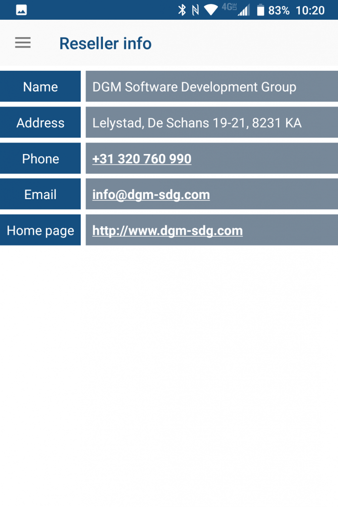 Mobile app - DGM-SDG